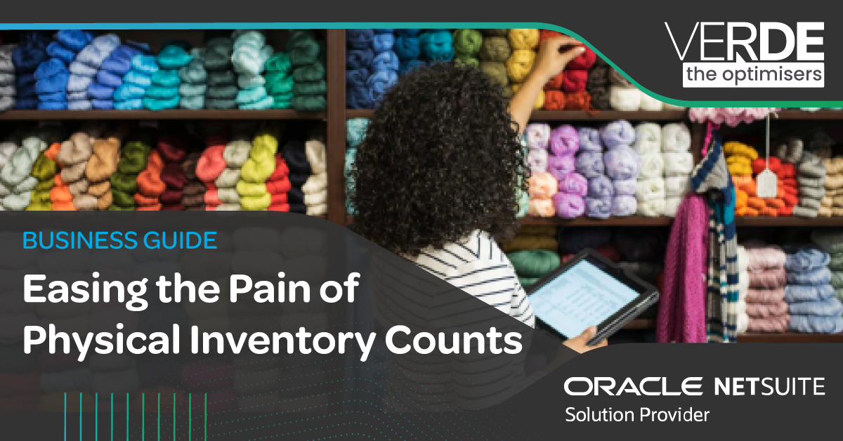 Easing the Pain of Physical Inventory Counts