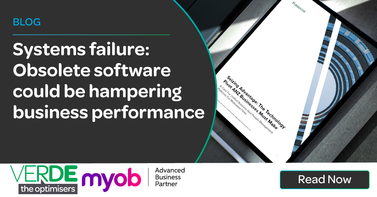 Obsolete software could be hampering business performance